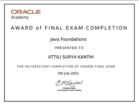 Attili Suryakanthi On Linkedin Technicalhubio Oraclecloud Java Javaprogramming