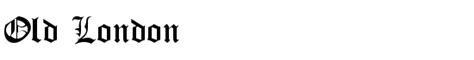 Old London Font FontZone Net