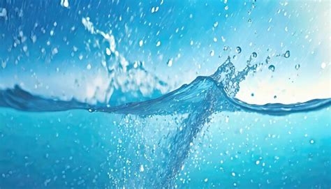 Premium Photo Abstrack Of Water Splash On Blue Background