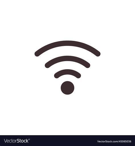 Wifi Icon Good Wi Fi Signal Transmission Symbol Vector Image