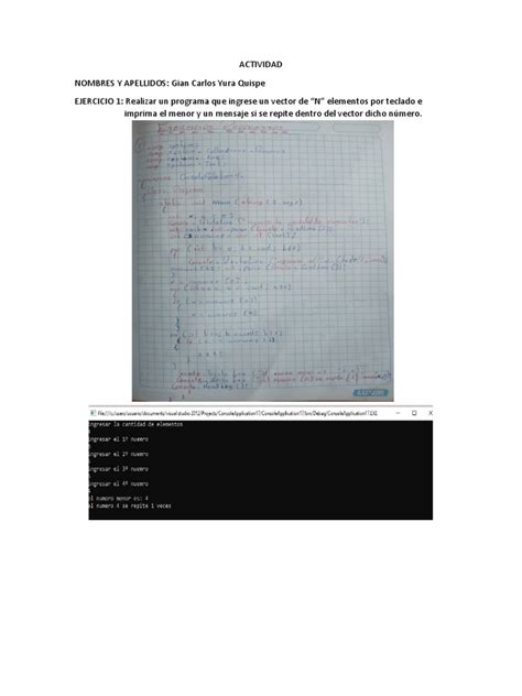 Trabajo De Algoritmos Semana 8 Pdf Estructura De Datos De Matriz Matriz Matemáticas