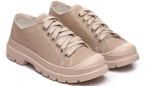 Кеды женские хлопковые Ostin бежевые 41 25 8 см Оригинальная обувь Rozetka