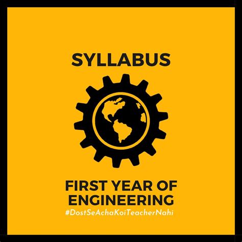 First Year Engineering Syllabus [sppu] Last Moment Tuitions