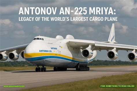 Antonov An 225 Mriya Legacy Of The Worlds Largest Cargo Plane