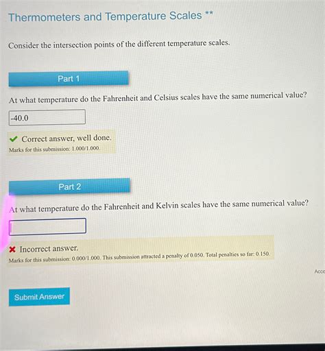 solved thermometers and temperature scales consider the