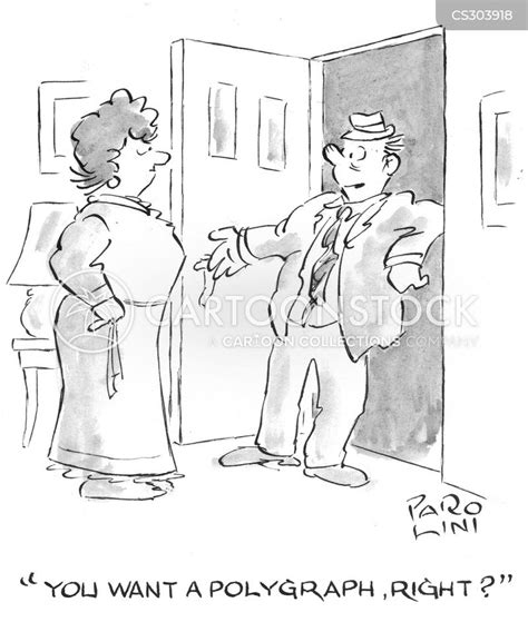 Polygraph Test Cartoons And Comics Funny Pictures From Cartoonstock