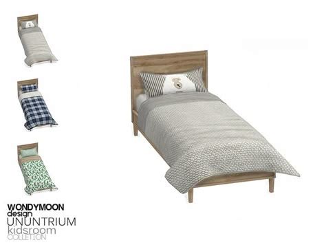 Sims 4 Custom Content Single Beds Csnelo