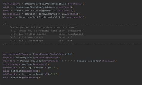 Horizontal Progress Bar Representing Number Of Days Left In Android Raskprogramming