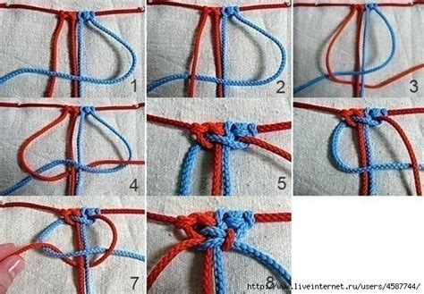 Браслет в технике макраме Макраме схемы плетения для начинающих фото изделия КлуКлу 3108