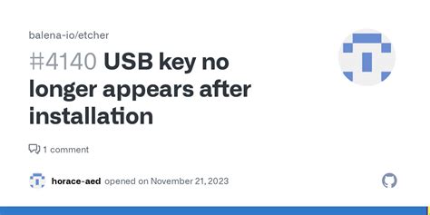 Usb Key No Longer Appears After Installation · Issue 4140 · Balena Ioetcher · Github