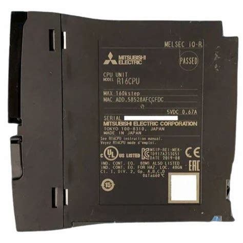 Melsec Iq R Series Mitsubishi R16cpu Programmable Controller Cpu Module