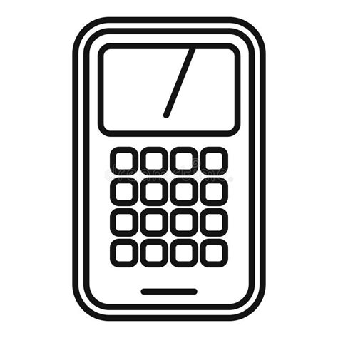 Vector Illustration Of A Mobile Phone Icon Stock Vector Illustration Of Technology Digital