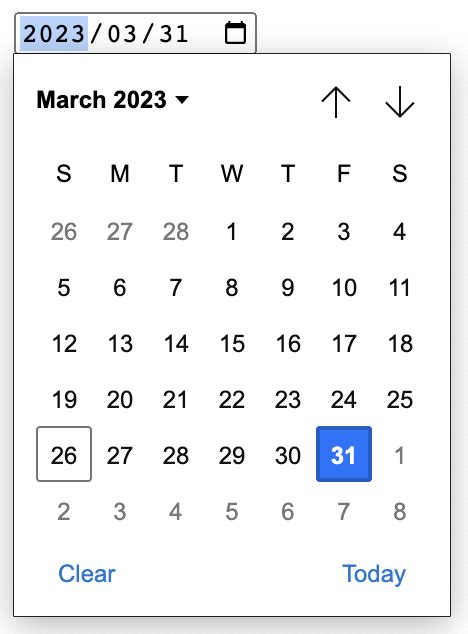 Rwd Air Datepicker
