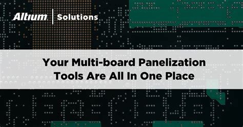 Creating Panels With Pcb Panelization Software