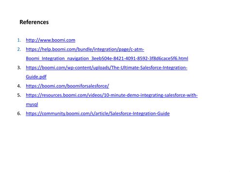 Dell Boomi Integration With Salesforce Pptx Databases Computer