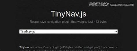 15个响应式设计的导航菜单jquery插件 Ps教程网