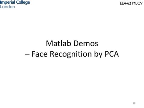 Ppt Lecture 13 14 Face Recognition Subspacemanifold Learning