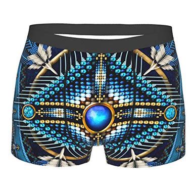 Msanlixian Boxer Briefs For Men Underwear Indian Native American Cross