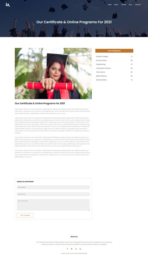 Website From Html Css Behance Website From Html Css Behance