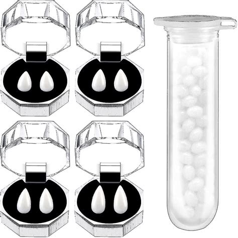 4 Sizes Halloween Vampire Dentures Halloween Vampire Fangs Teeth With