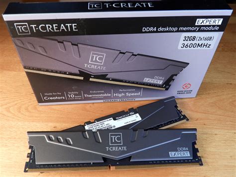 T Create Expert 2x16gb Ddr4 3600mhz Cl18 Kit Review