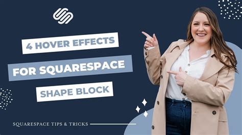 4 hover effects for the squarespace shape block rebecca grace