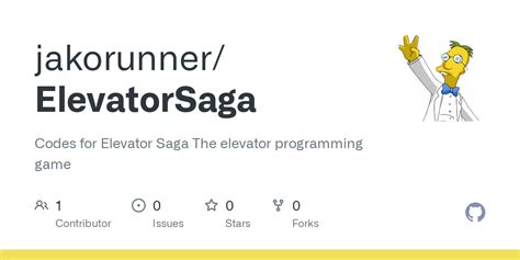 Github Jakorunnerelevatorsaga Codes For Elevator Saga The Elevator