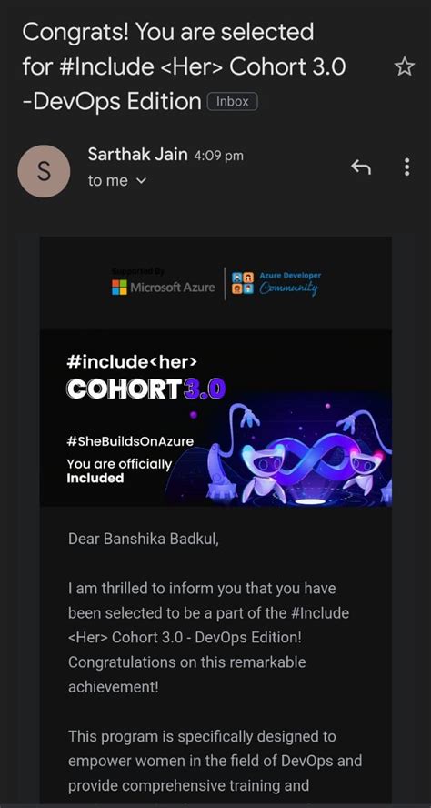 banshika badkul on linkedin connections include azuredeveloper