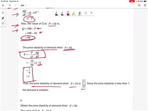 SOLVED The demand function of a good is given by P e ϱ Show that demand is unit elastic