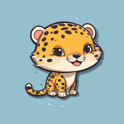 사자 만화 터 프리미엄 벡터