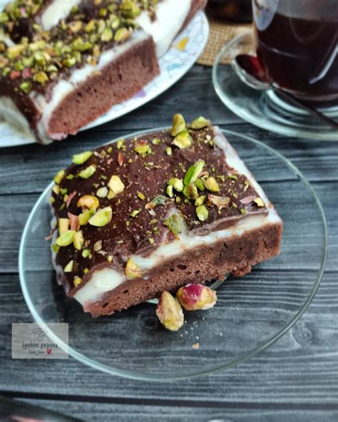 Шоколадные кексы с ванильным кремом рецепт автора Ольга Александрова