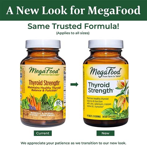 Megafood Thyroid Strength Supplement Ashwagandha Zinc Iodine 90