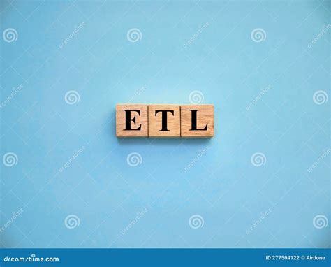 etl extract transform load acronym with marker technology concept