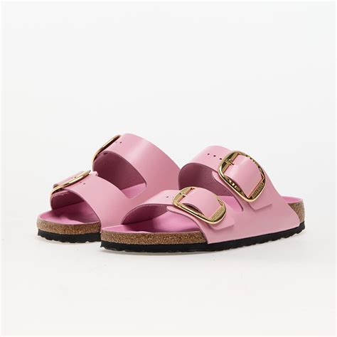 Birkenstock Arizona Big Buckle Natural Leather Patent High Shine