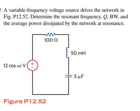 Solved 2 A Variable Frequency Voltage Source Drives The