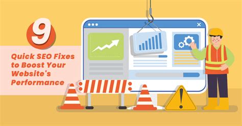 9 Quick Seo Fixes To Boost Your Websites Performance