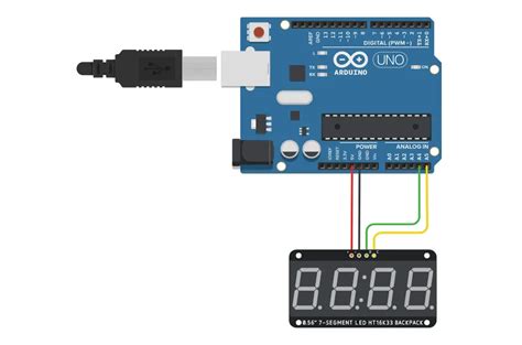 7 Segment Display With Arduino Uno