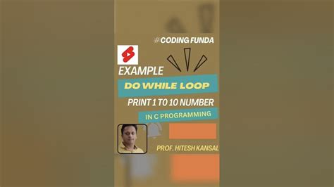 Example Of Do While Loop In C Program Shorts Cprogrammingfor