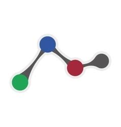 Connected Data Points Vector Images Over