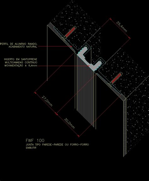 Expansion Joints Dwg Detail For Autocad • Designs Cad