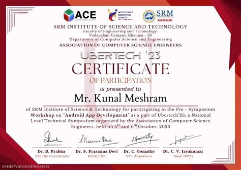 Kunal Meshram On Linkedin Androiddevelopment Srmist Ubertech23 Learningandgrowing