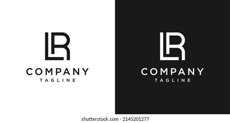 Creative Letter Lr Monogram Logo Design Stock Vector Royalty Free