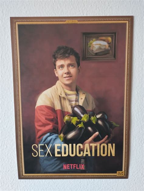 Poster Sex Education Otis Oficial Netflix Exclusivo Tudum 2023 Livro Netflix Nunca Usado