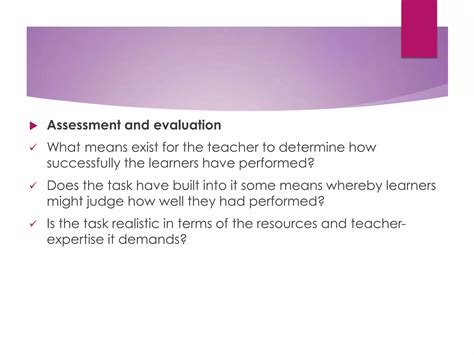 Task Based Assessment Pptx