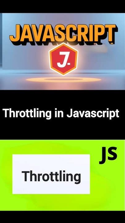 Day 51 🔁 Throttling In Javascript Boost Your Code Short Shorts Js Javascript Throttle Youtube