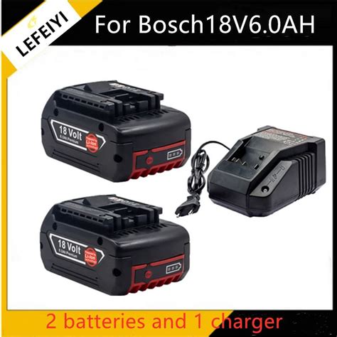 Аккумулятор Bosch 18V 6AH (2 батареи и 1 зарядное устройство) - купить ...