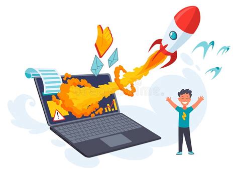 Successful Start Up Starting New Business Project Starting Launch