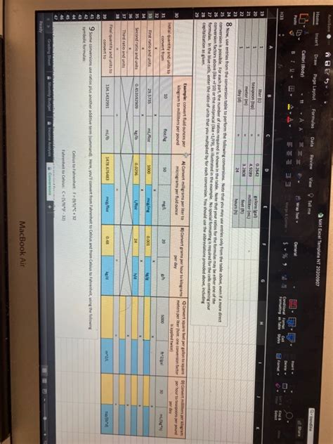 E Home MA1 Excel Template NT 202001 Insert Page Chegg Com