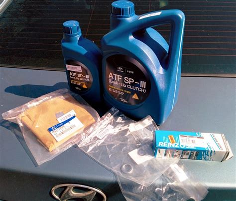 Замена масла в АКПП Hyundai Elantra