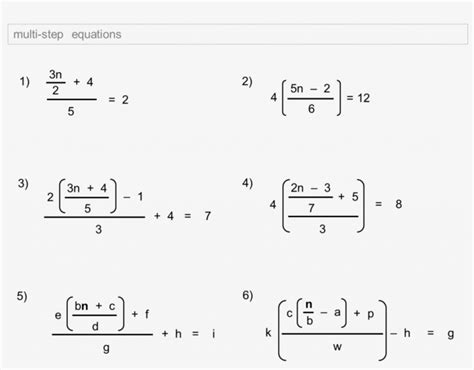 Solving Linear Equations Involving Fractions Worksheet Tessshebaylo